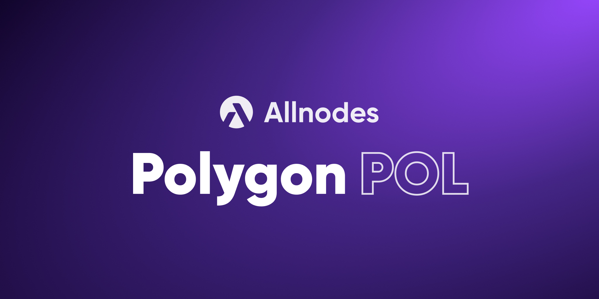 Polygon (POL) Nodes & Staking on Allnodes