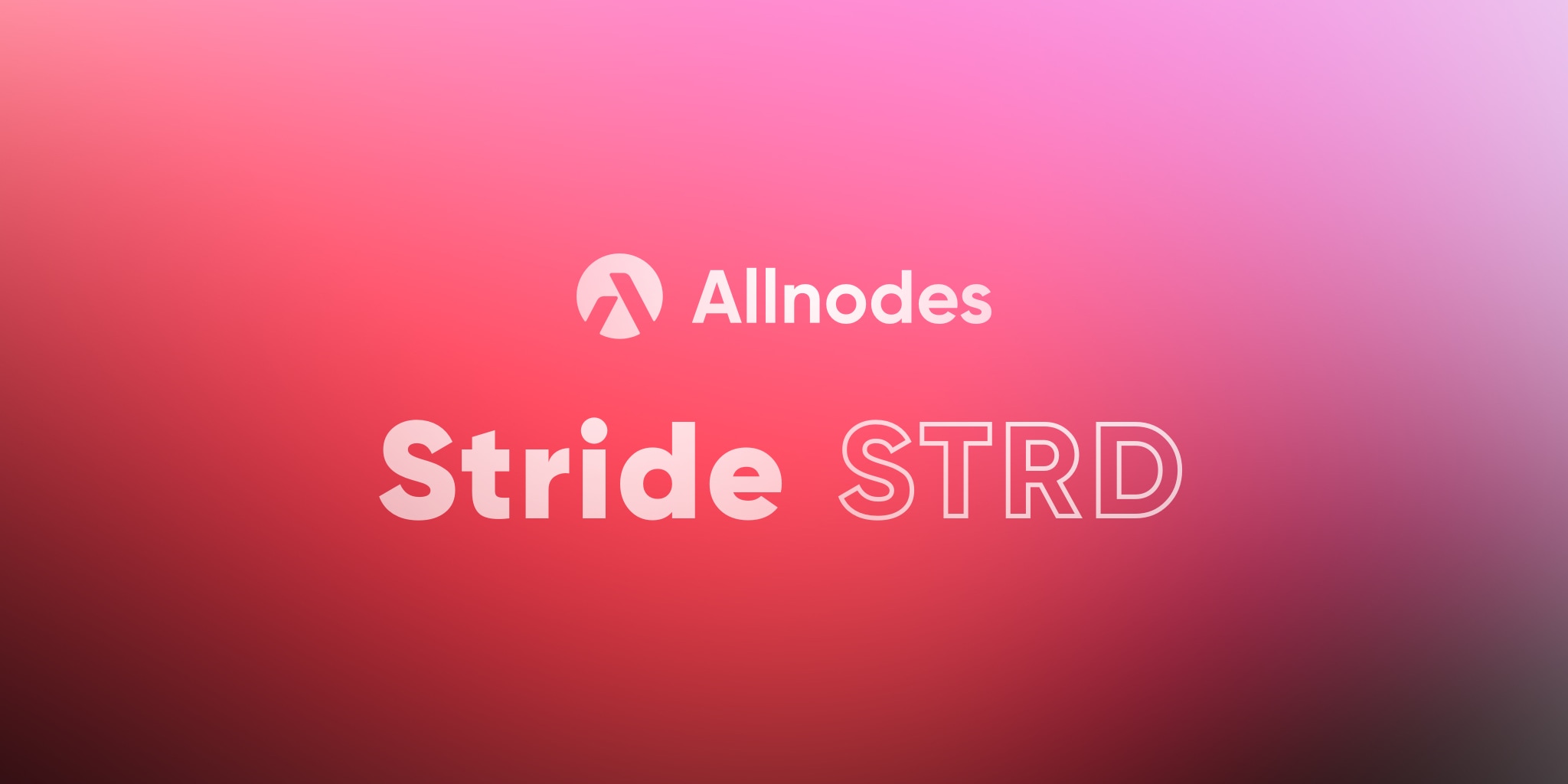 Stride (STRD) Nodes & Staking on Allnodes