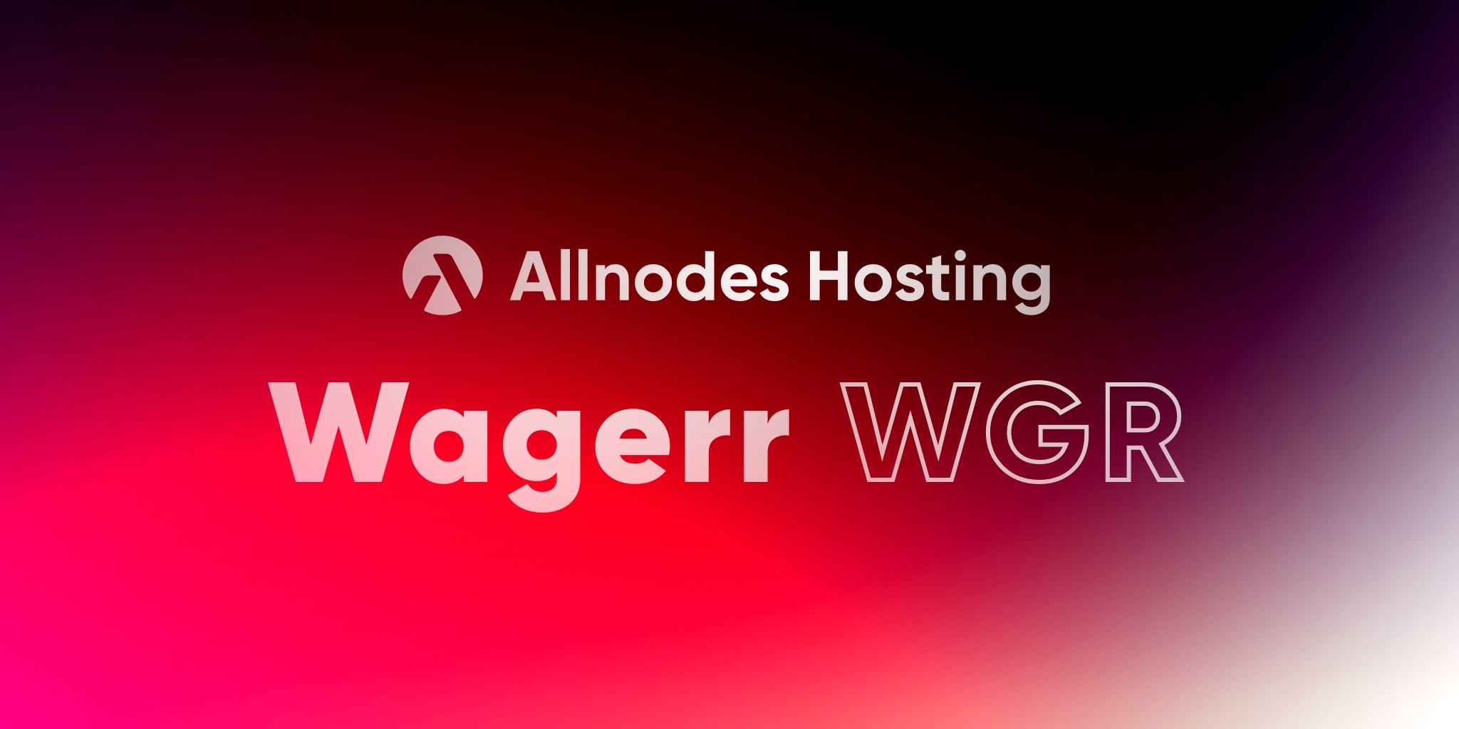 Wagerr (WGR) Masternodes Hosting on Allnodes