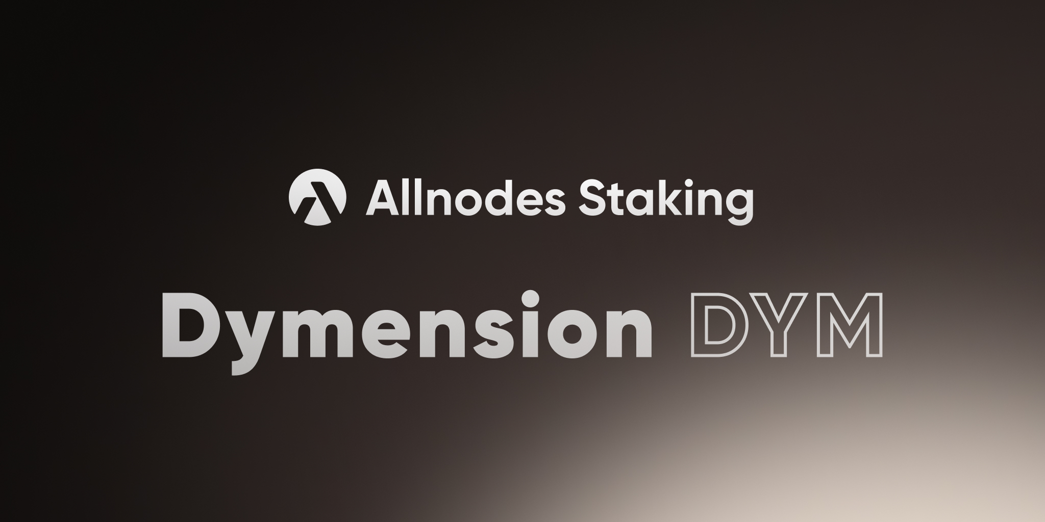 Dymension (DYM) Staking on Allnodes