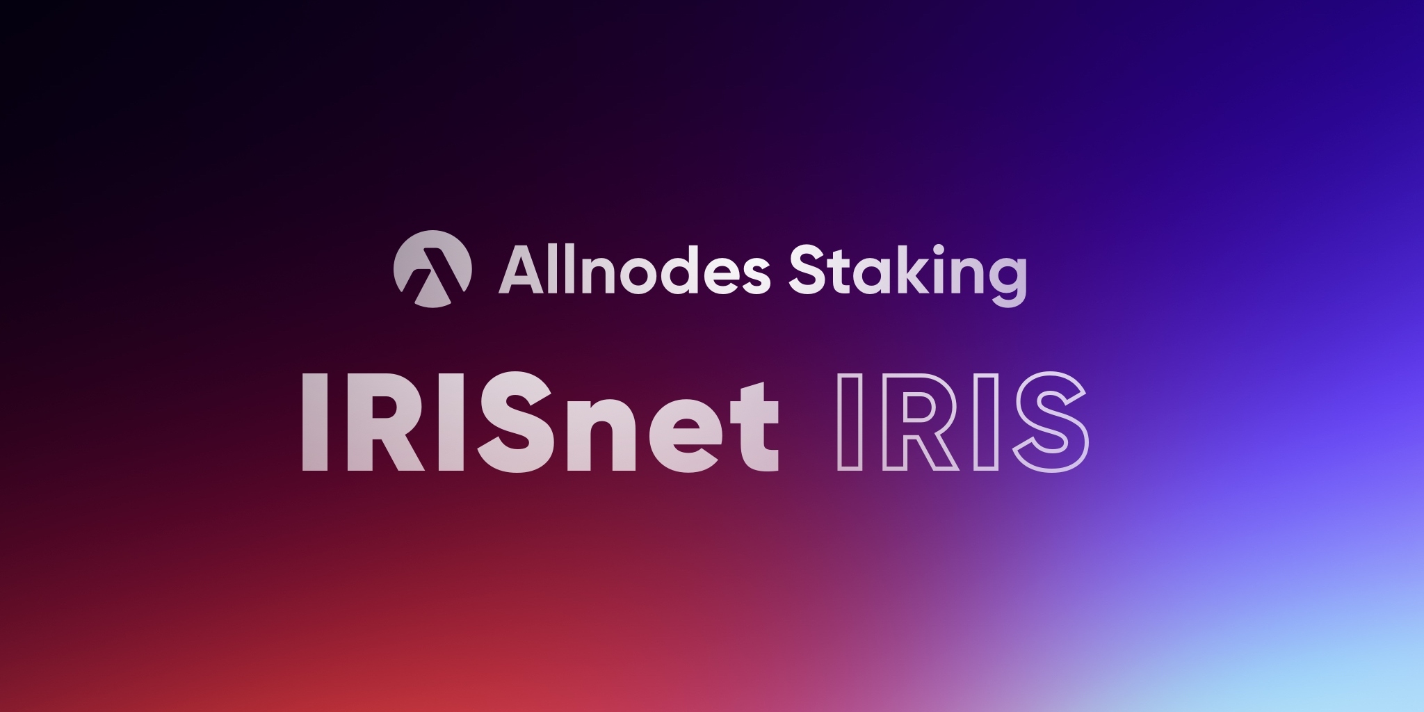 IRISnet (IRIS) Staking on Allnodes