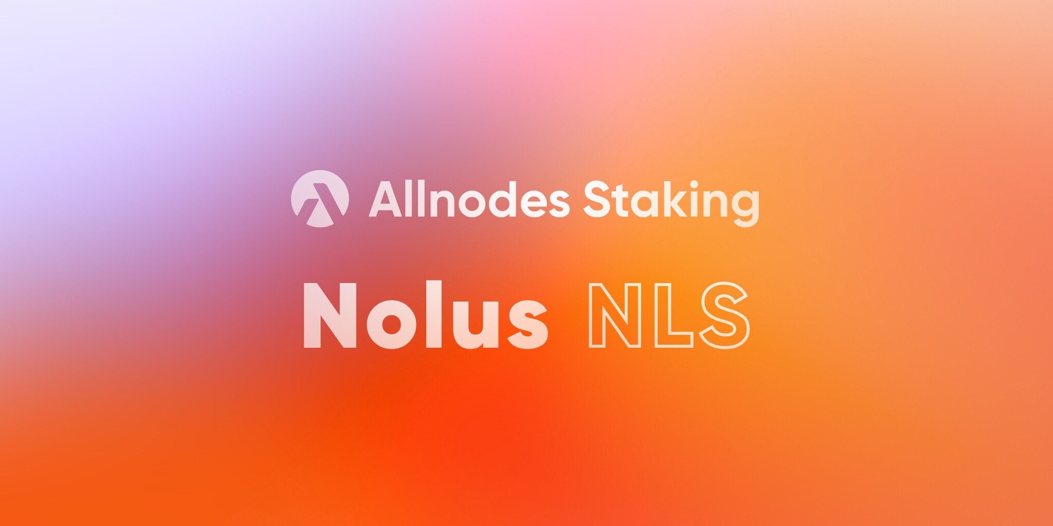 Nolus (NLS) Staking on Allnodes
