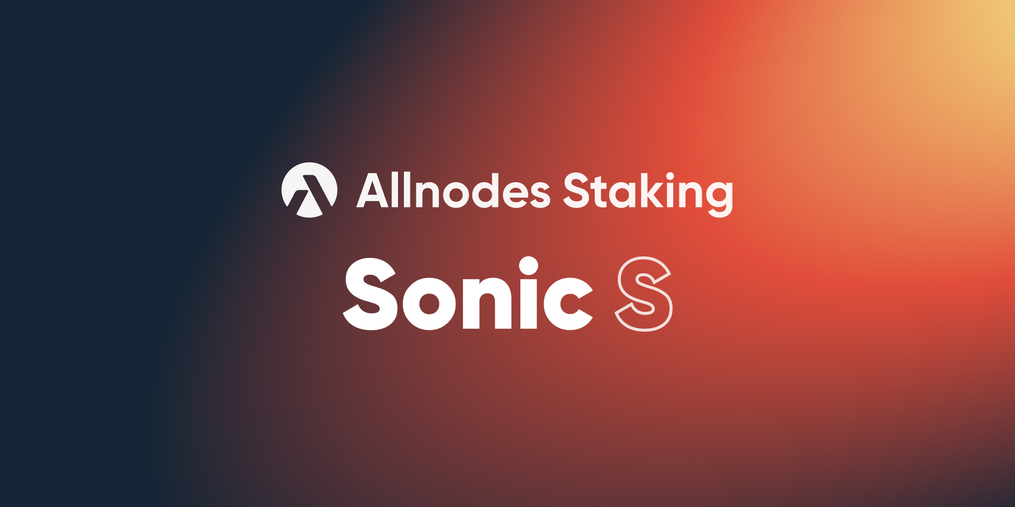 Sonic (S) Staking on Allnodes